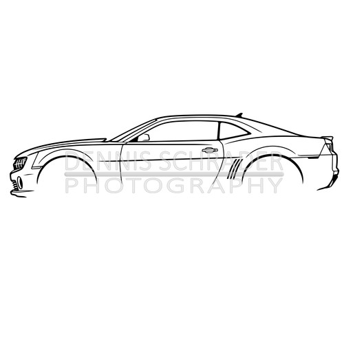 Chevrolet Camaro SS 2010 Digital Download Car Illustration svg Vector ...