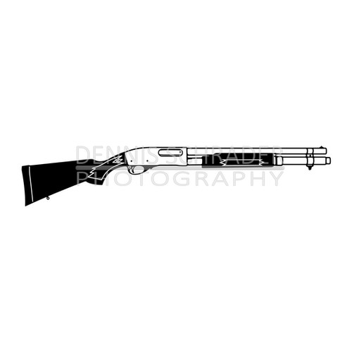 Shot Gun Digital Download Gun Illustration svg Vector | Fastlane Photoworks