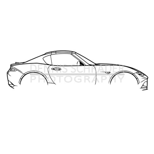 Mazda MX-5 Miata 2020 Digital Download Car Illustration svg Vector ...