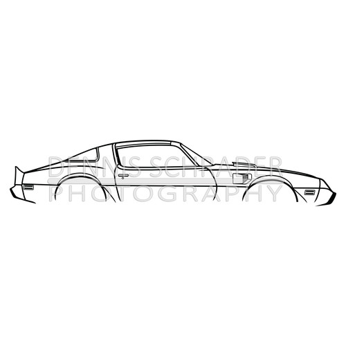 Pontiac Firebird Trans-Am 1979 Digital Download Car Illustration svg ...