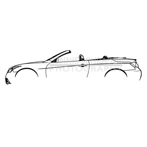 Infinity G37 Convertible Digital Download Car Illustration svg Vector ...