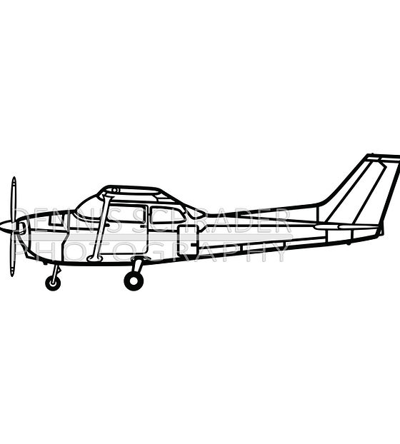 cessna plane side view