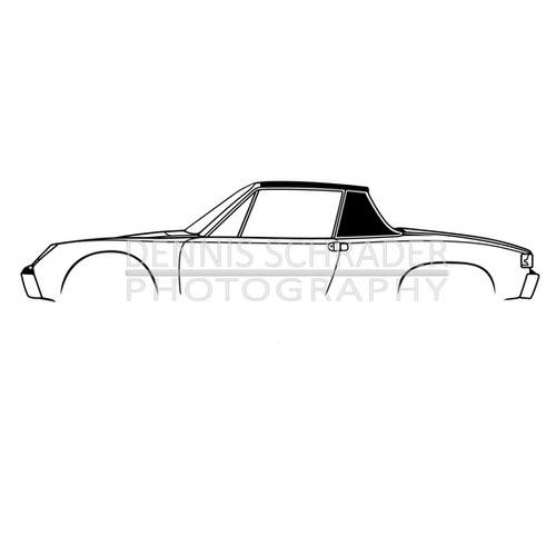 Porsche 914 Digital Download Car Illustration svg Vector | Fastlane ...