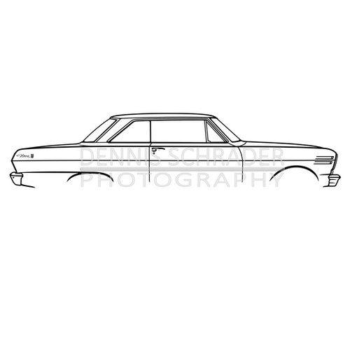 Chevrolet Nova 1962 Digital Download Car Illustration svg Vector ...