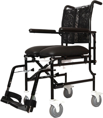 Maple Leaf Escape Wheeled Folding Commode. 18"x18" | surge