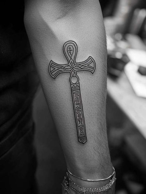 3d crosses tattoos