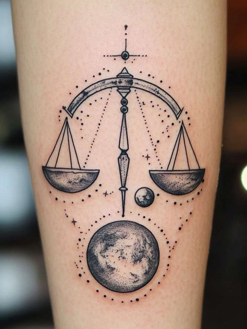 libra tattoos