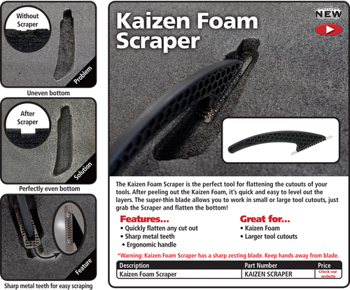 Kaizen foam scraper | Ísvit