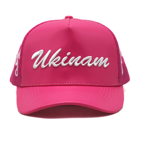 Pink Ukinam Leather Hat | SLAY247