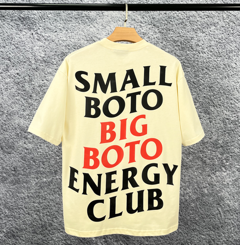 Small Boto Big Boto Energy Cream Heavyweight Oversize T-Shirt Small Boto Big Boto Energy Cream Heavyweight Oversize T-Shirt