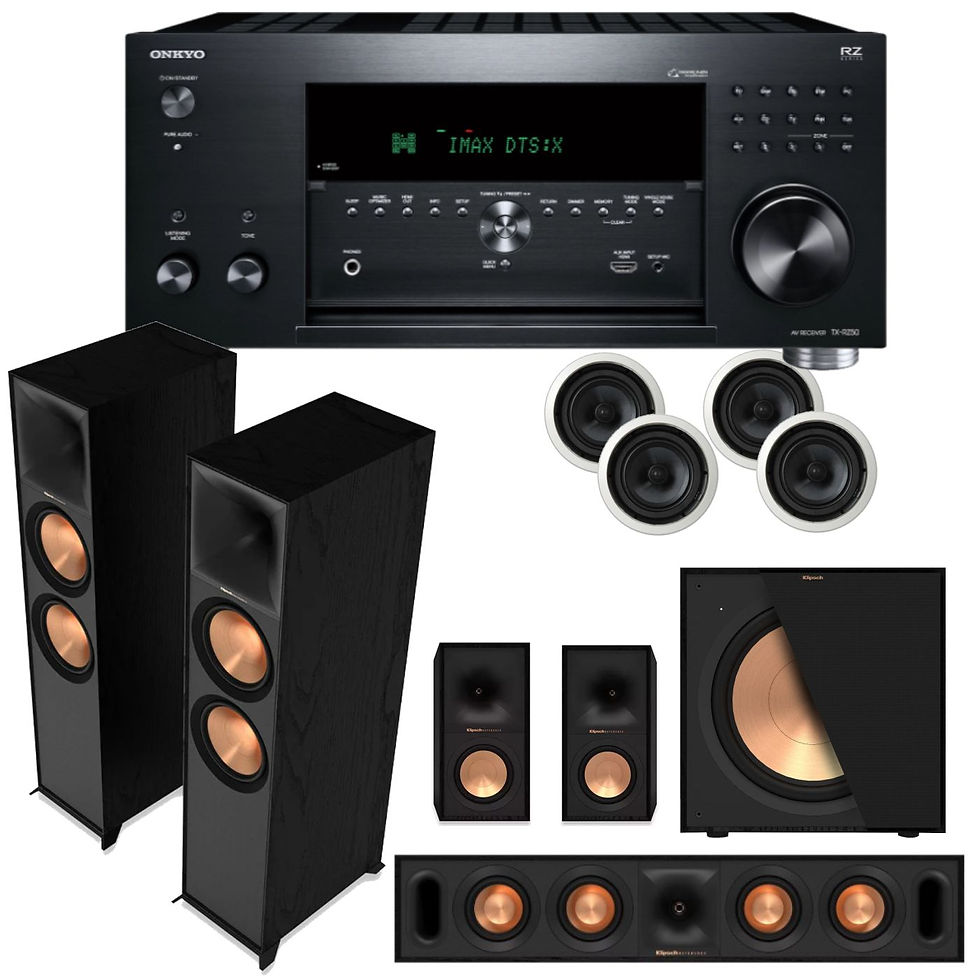 Onkyo RZ50 & Klipsch R800F 9.1 | AVE