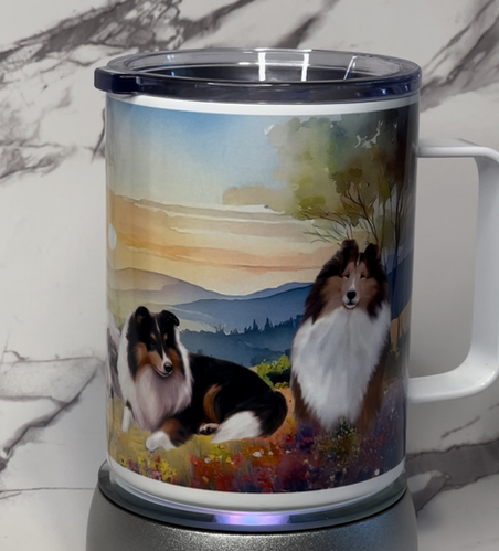 Sheltie coffee mugs | Originals By Laura