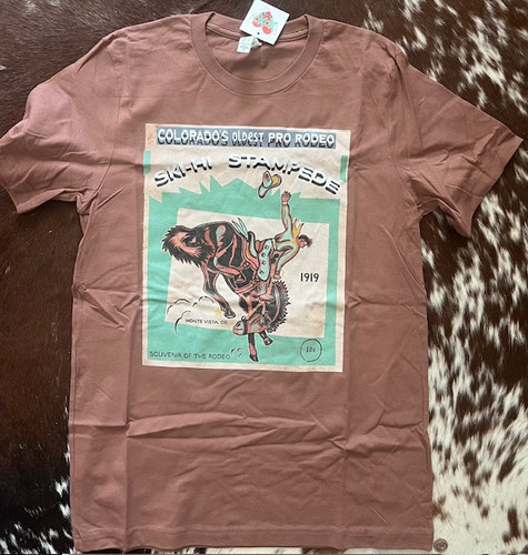 SHS Bronc Rider SouvenirT-Shirt | Ski Hi Stampede
