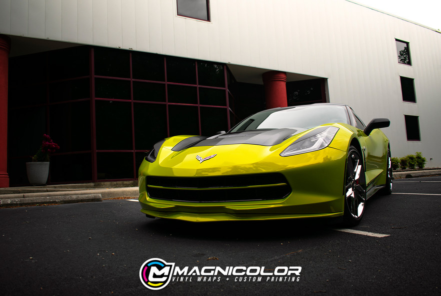 Corvette Stingray Color Change Wrap | MCVWRAPS