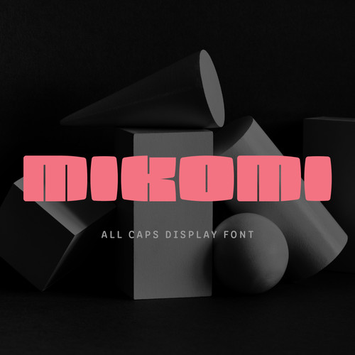 Mikomi font designed by Deborah Ranzetta