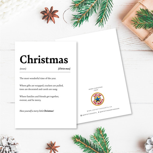 Christmas Definition Card | Art of the North
