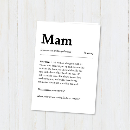 Mam Definition Card | Art of the North