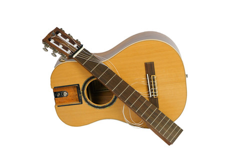 Solid Cedar / Pau Ferro Classical Travel Guitar – OC520 | Journey ...