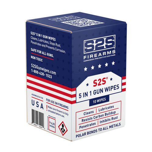 S2S 5-in-1 Gun Wipe Box of 10 | SPG1 Tactical