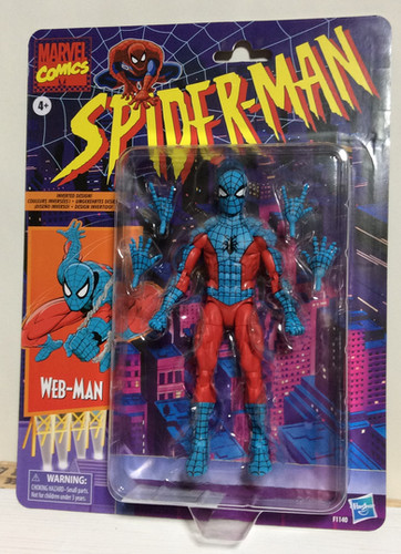 Marvel Legends retro Web-Man (Spider-man) 6 inch figure | Average Joe’s ...
