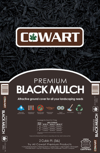 Black Mulch, 2 cubic foot bag | Buck Jones Nursery