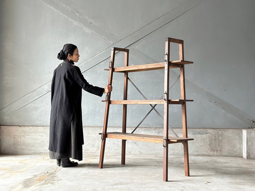 Japan vintage wooden open rack | TABULE アジアのアンティーク家具