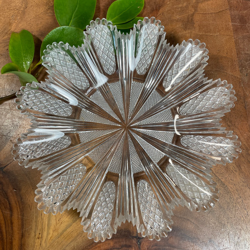 Georgian Cut Crystal Plate | R.J. Maypole