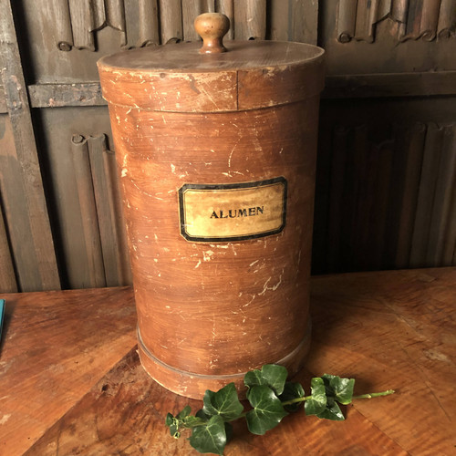 Large Wooden Pharmacy Container | R.J. Maypole