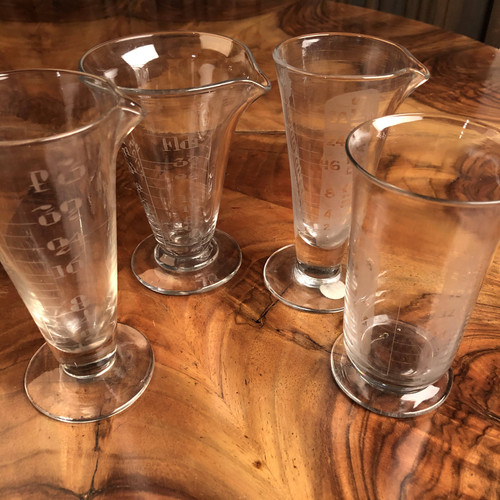 Victorian Conical-Shaped Measuring Jars | R.J. Maypole