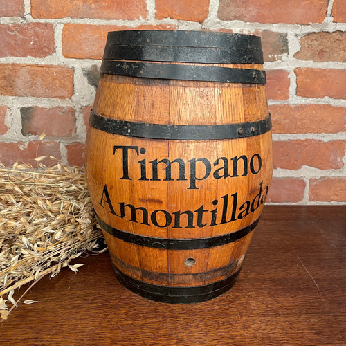 Wooden Banded Antique Spirit Barrel | R.J. Maypole