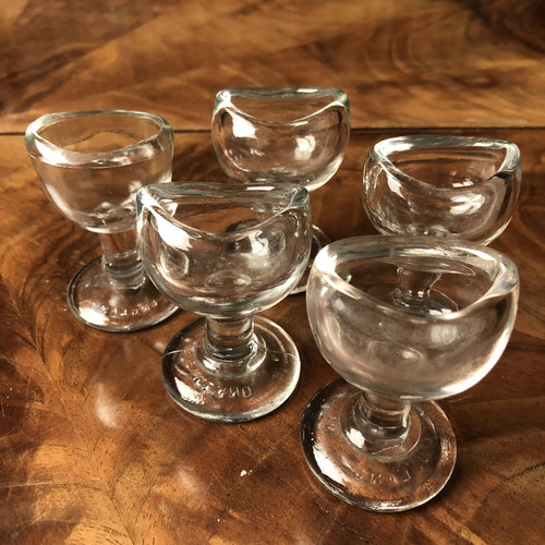 Victorian Clear Glass Eye Bath | R.J. Maypole