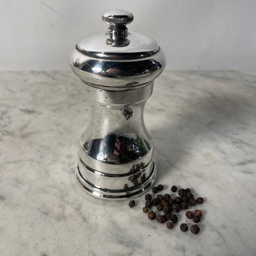 Silver Plated French Pepper Grinder | R.J. Maypole