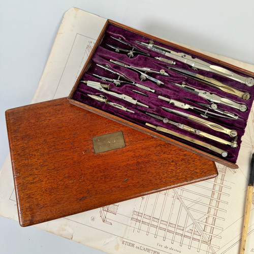 Late Victorian Draughtsmen's Set | R.J. Maypole