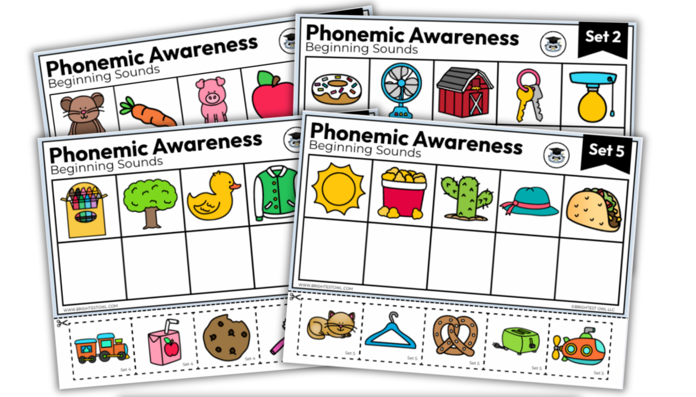 Beginning Sounds Match-Up Game | Free Phonemic Awareness Activity