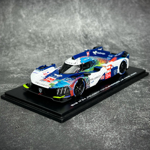 Spark 1:43 Peugeot Total Racing Team 9X8 2023 Le Mans Race Car Resin ...
