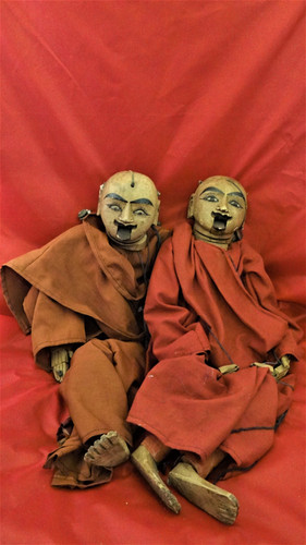 Mengh, Antique Burmese Yok-Thei Monk Puppets | 4Creature Comforts