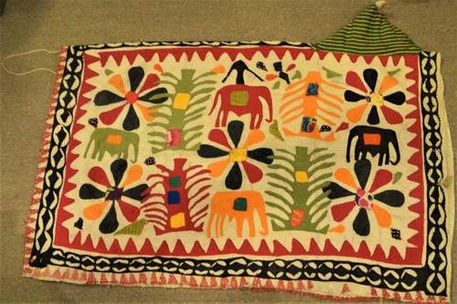 Rabari Bullock Cover, Jhul in Katab, Applique | 4Creature Comforts