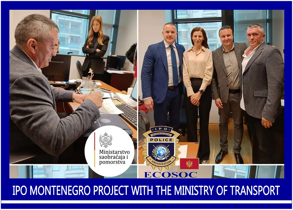IPO MONTENEGRO PROJECT WITH THE MINISTRY OF TRANSPORT