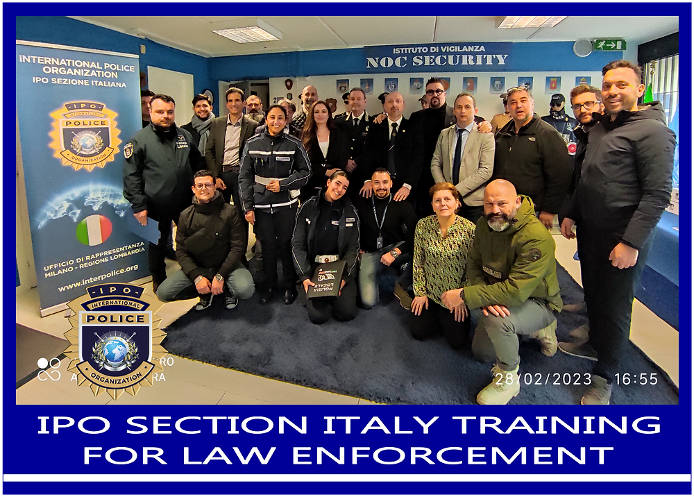 IPO SECTION ITALY TRAINING FOR LAW ENFORCEMENT