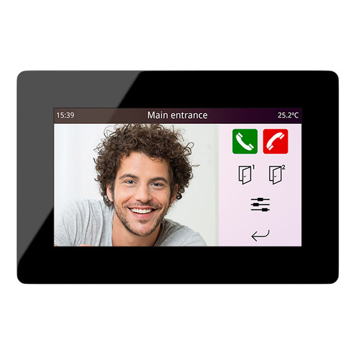 IDDERO HC3 - Pantalla KNX de 7" + Conexión IP + Función de Videoportero ...