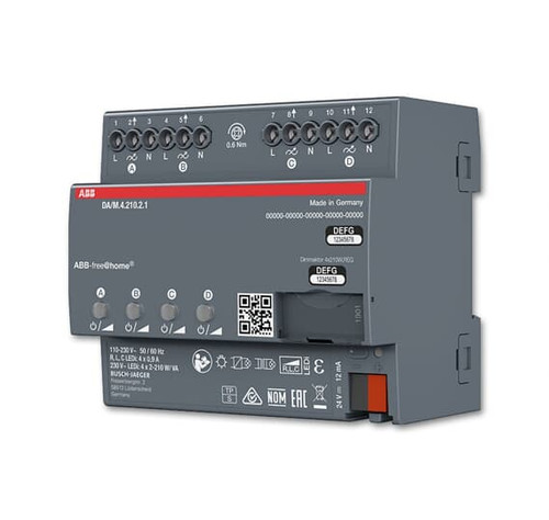 ABB free@home - Actuador Regulador LED de 4 canales, 210W. | Divelec ...