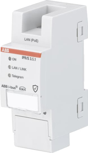 ABB - KNX - Router IP Secure DIN - Alimentación 12-30Vdc o POE. | DDL.