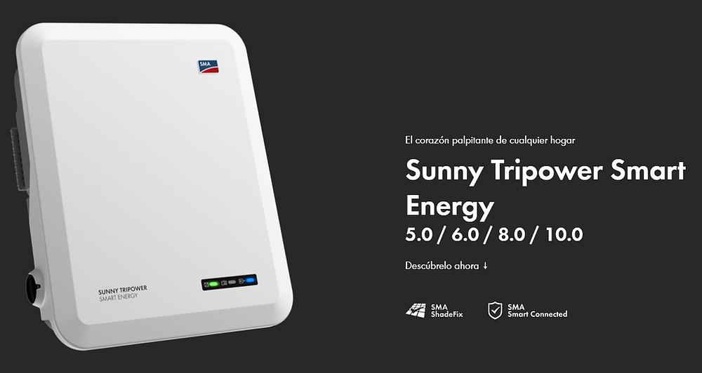 SMA Sunny Tripower Smart Energy: Nuevo inversor hibrido de gran eficiencia. | DDL.