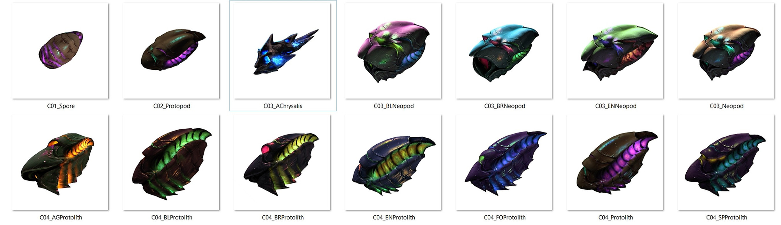 Hive Taxonomy I: Neopods & Protoliths