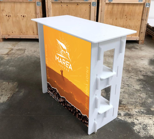 Plastic Table Printed | flatworksdisplays