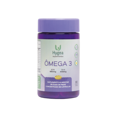 Ômega 3 Hygea - 30 doses (60 cápsulas) | Hygea Suplementos