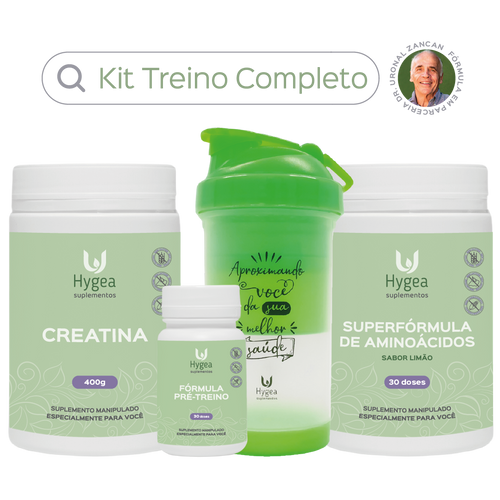 Kit Treino Completo Dr. Uronal Zancan | Hygea Suplementos