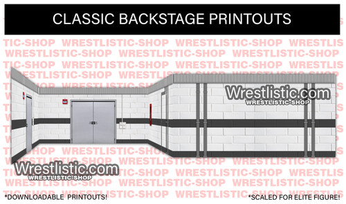 CLASSIC BACKSTAGE PRINTOUTS | Wrestlistic Shop