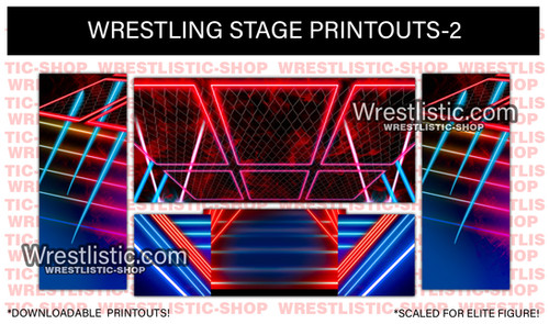 WRESTLING STAGE PRINTOUTS-2 | Wrestlistic Shop