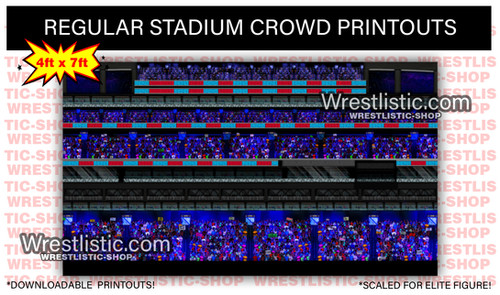 REGULAR STADIUM CROWD PRINTOUTS | Wrestlistic Shop